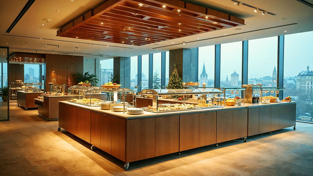 Mobile Buffet Stations For Interactive Holiday Dining Experiences ...